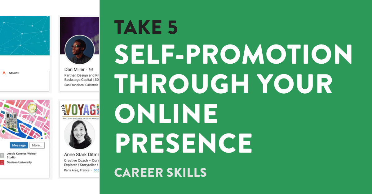 Self-Promotion Through Your Online Presence | Take 5 Tutorials | Gymnasium