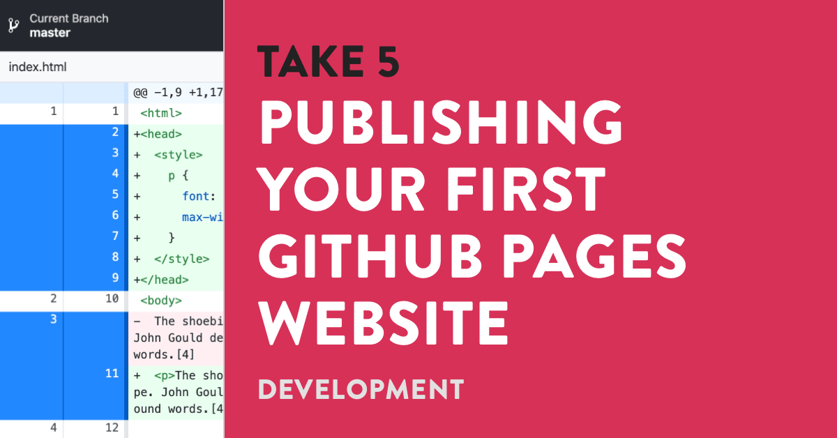 Publishing Your First GitHub Pages Website | Take 5 Tutorials | Gymnasium
