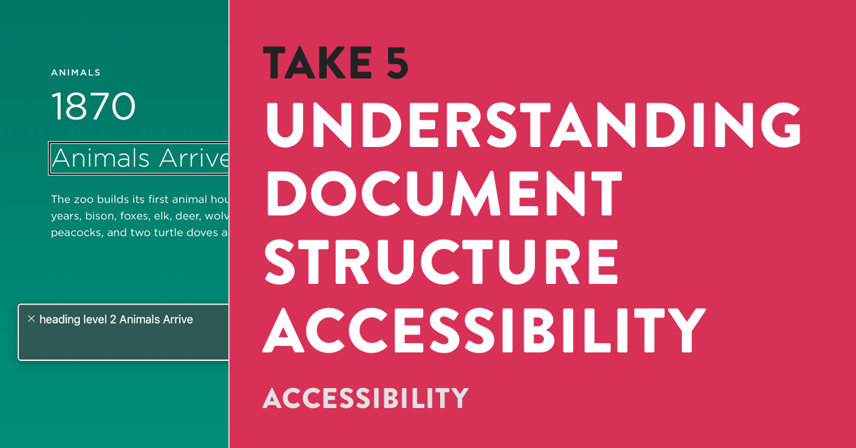 Understanding Document Structure Accessibility | Take 5 Tutorials | Gymnasium